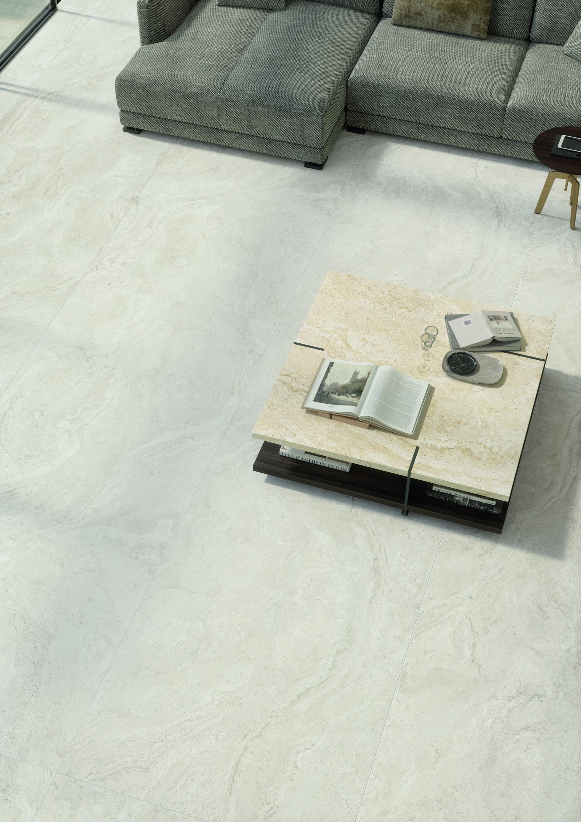 Unique Travertine Provenza: Piastrelle in Gres Porcellanato